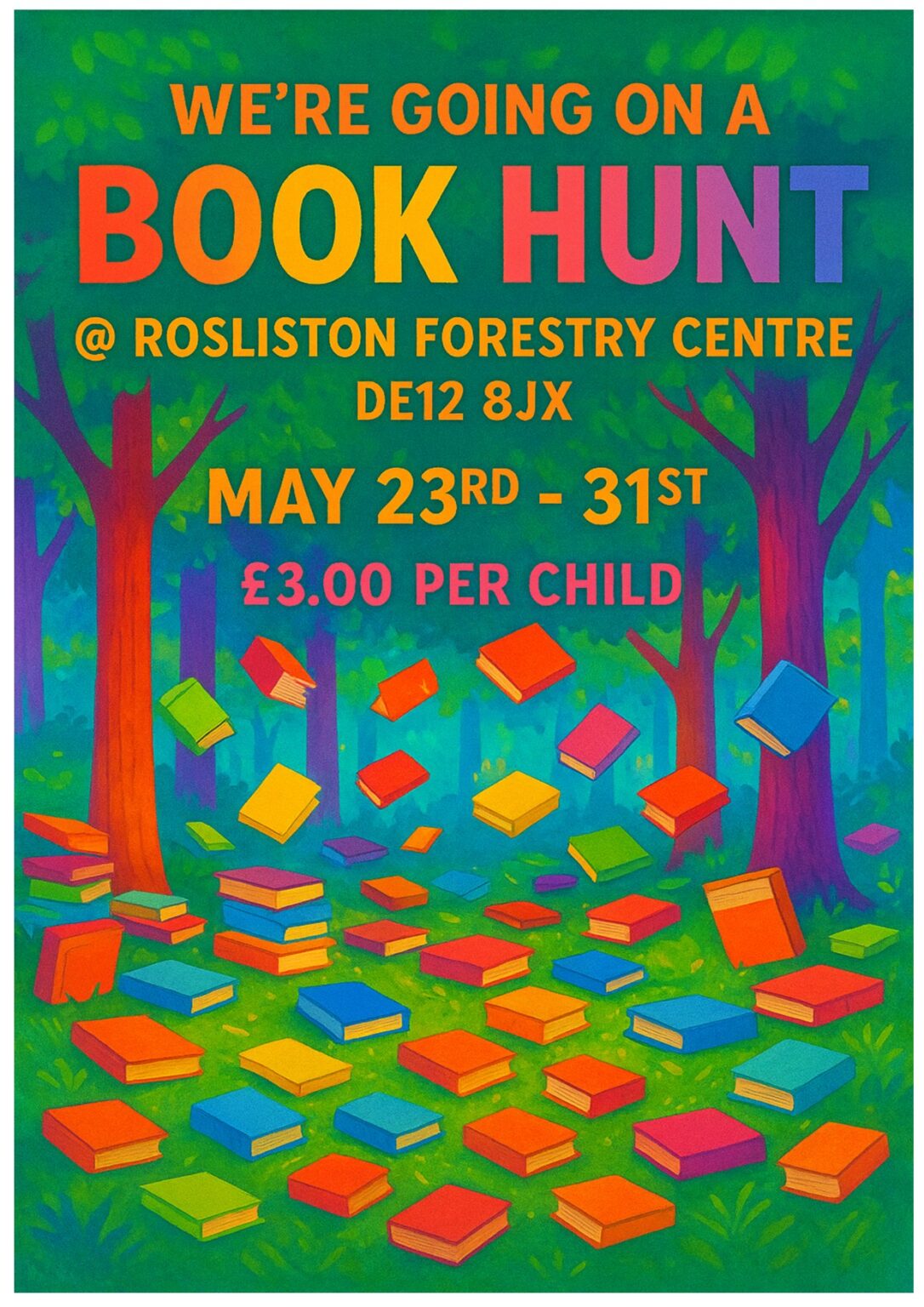 Book Hunt Trail - Rosliston Forestry Centre